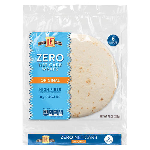 L'oven Fresh Original Zero Net Carb Wraps, 6 count